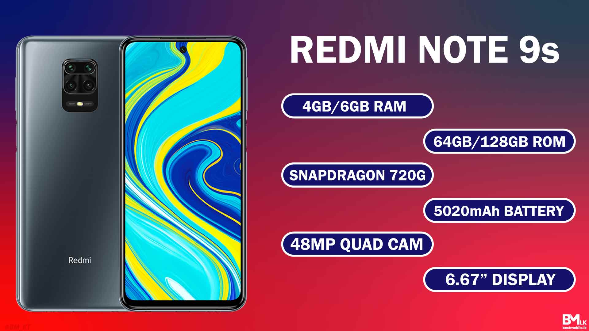 Xiaomi Redmi Note 9S Price In Sri Lanka 2021 Full Phone Specifications